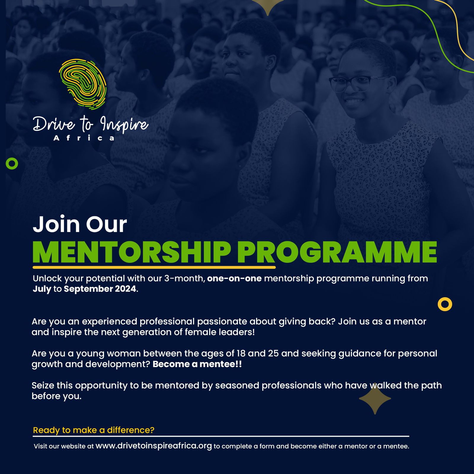 Join Our Mentorship Programme! - Drive to Inspire